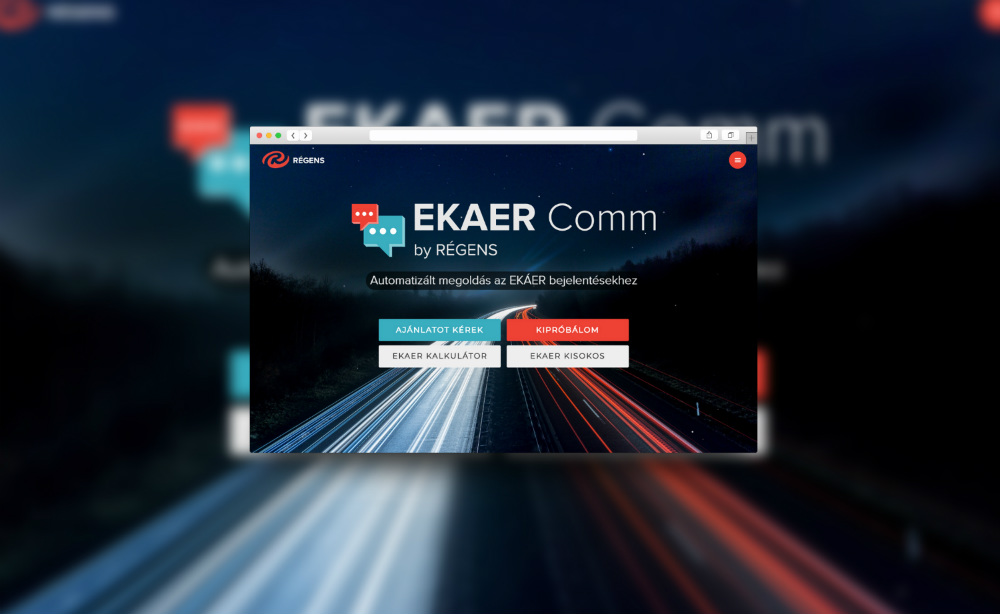EKAER Comm - Tekintse meg új termékoldalunkat! - Vámprogram - Régens